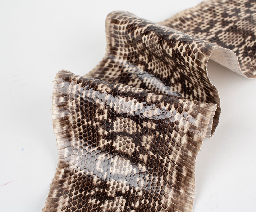 Black/white Print ITALIAN Genuine SNAKE AYERS (non Cites) Leather ...