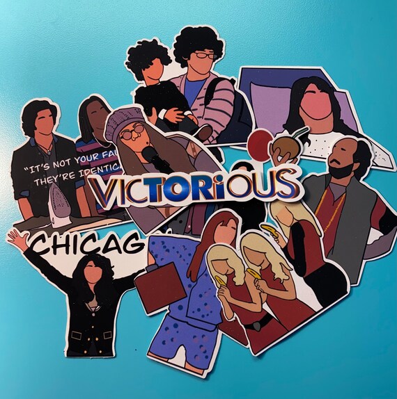 Victorious Sticker Pack 10 Nickelodeon Stickers .matte - Etsy