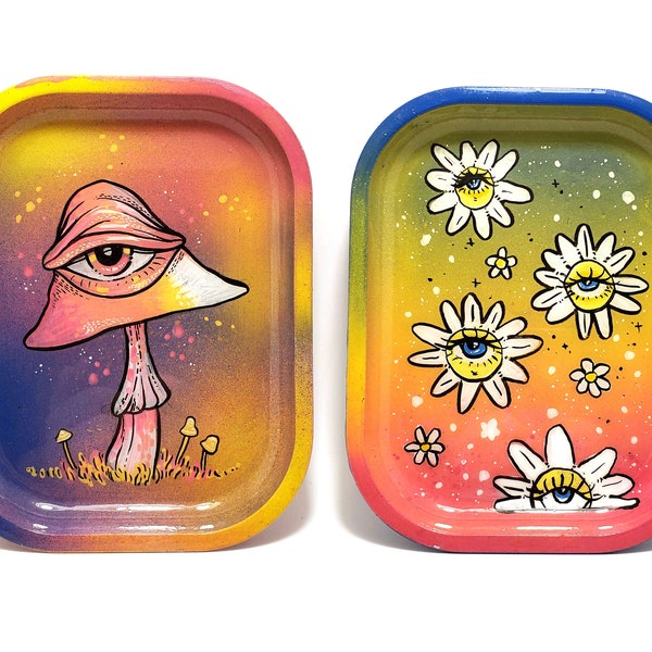 Hand Painted Tin - Etsy