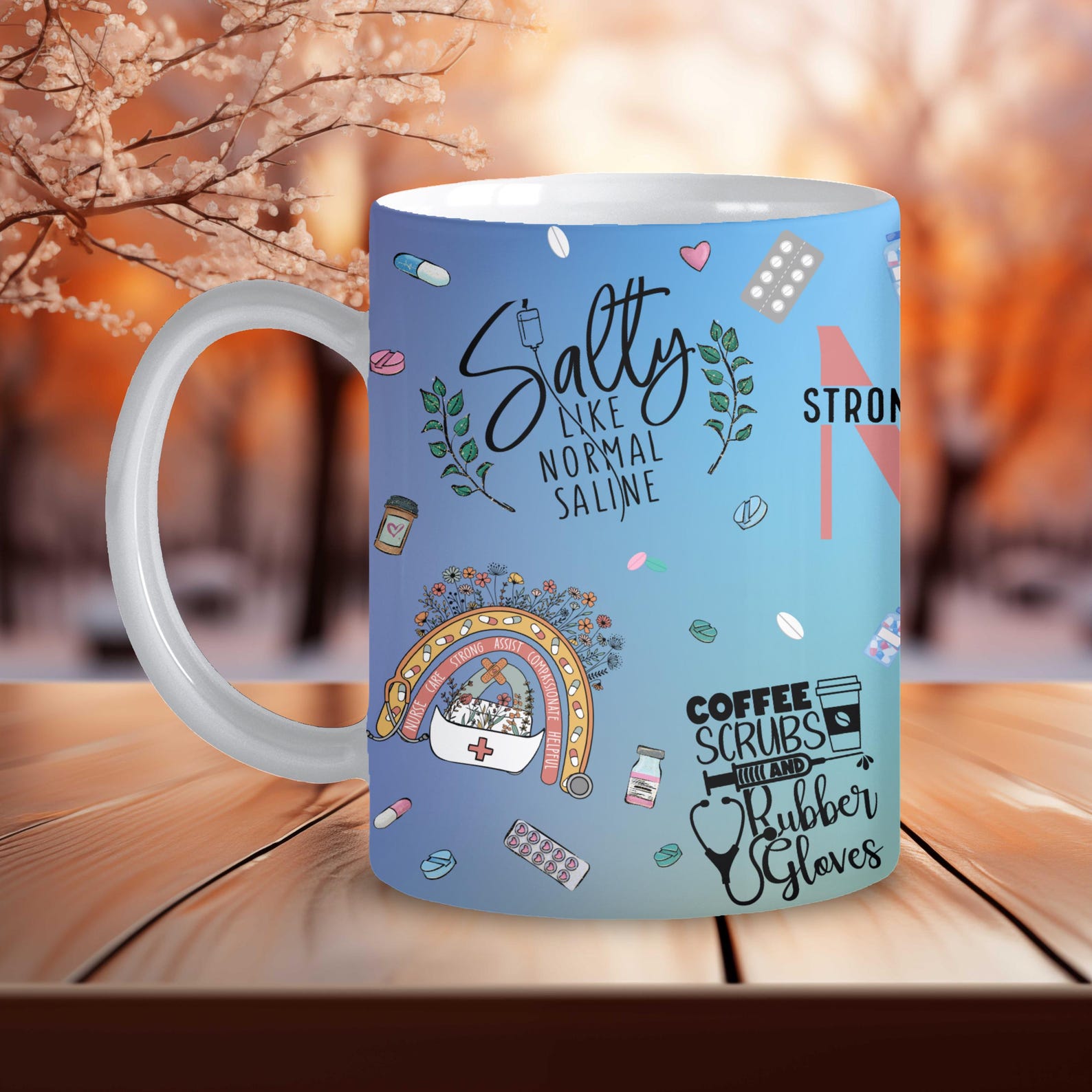 Careworker Mug| Nhs Nurse Gift| Nursing Mug| Rn Mug| Lpn Mug| Nurse Mug ...