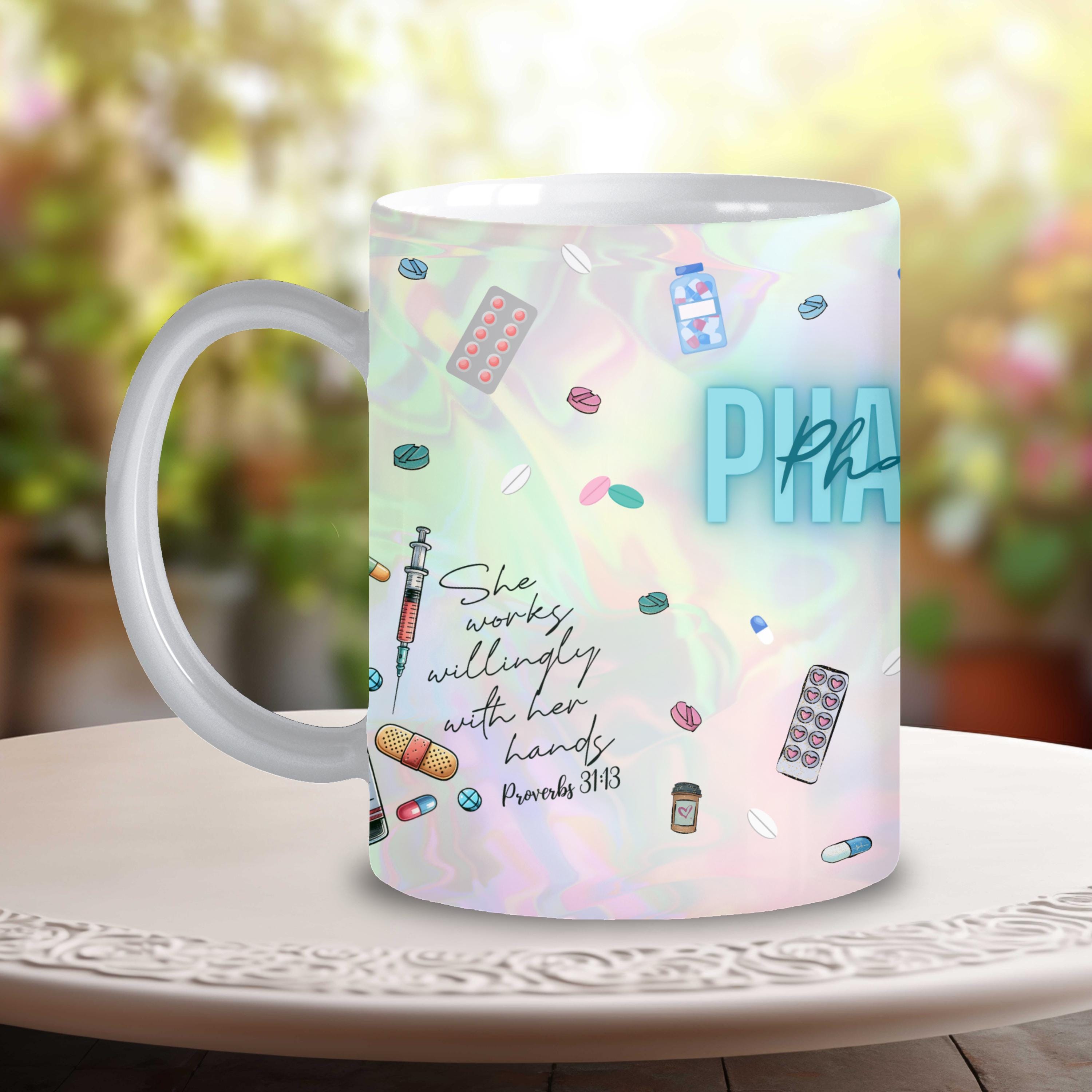 Pharmacist Mug| Pharmacist Cup| Personalized Pharmacy Mug| Rx Cup ...
