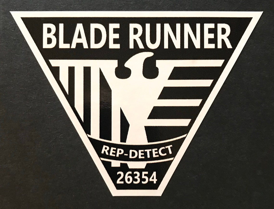 Blade Runner Badge 4x3 Vinyl Decal Water Proof Sticker Sci-fi - Etsy