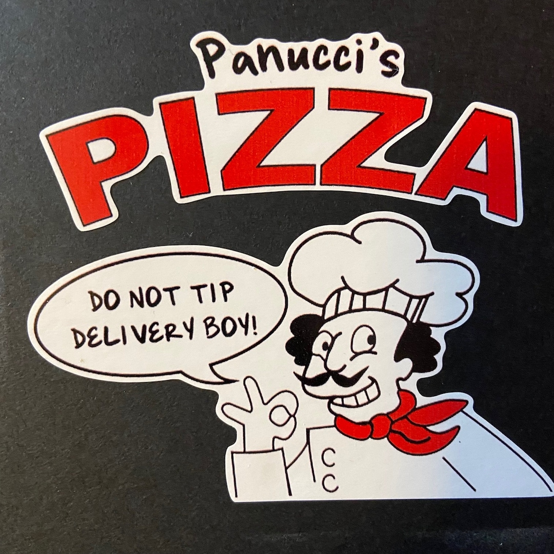 PANNUCI'S 'do Not Tip Delivery Boy!" 4"x4" Die Cut Color Vinyl Decal ...