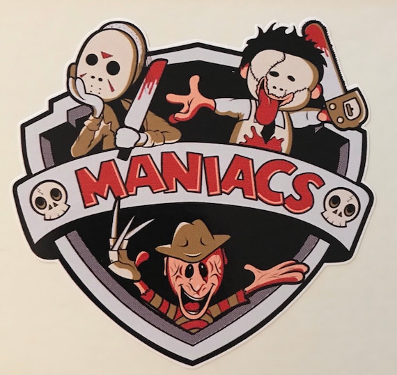 Maniacs 4 Full Color Die Cut Vinyl Decal Water / Weather | Etsy