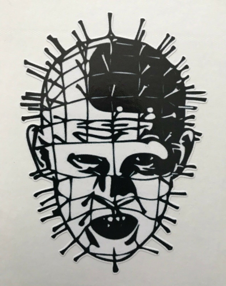 Pinhead 4x3 Vinyl Decal Water / Weather Proof Hellraiser - Etsy