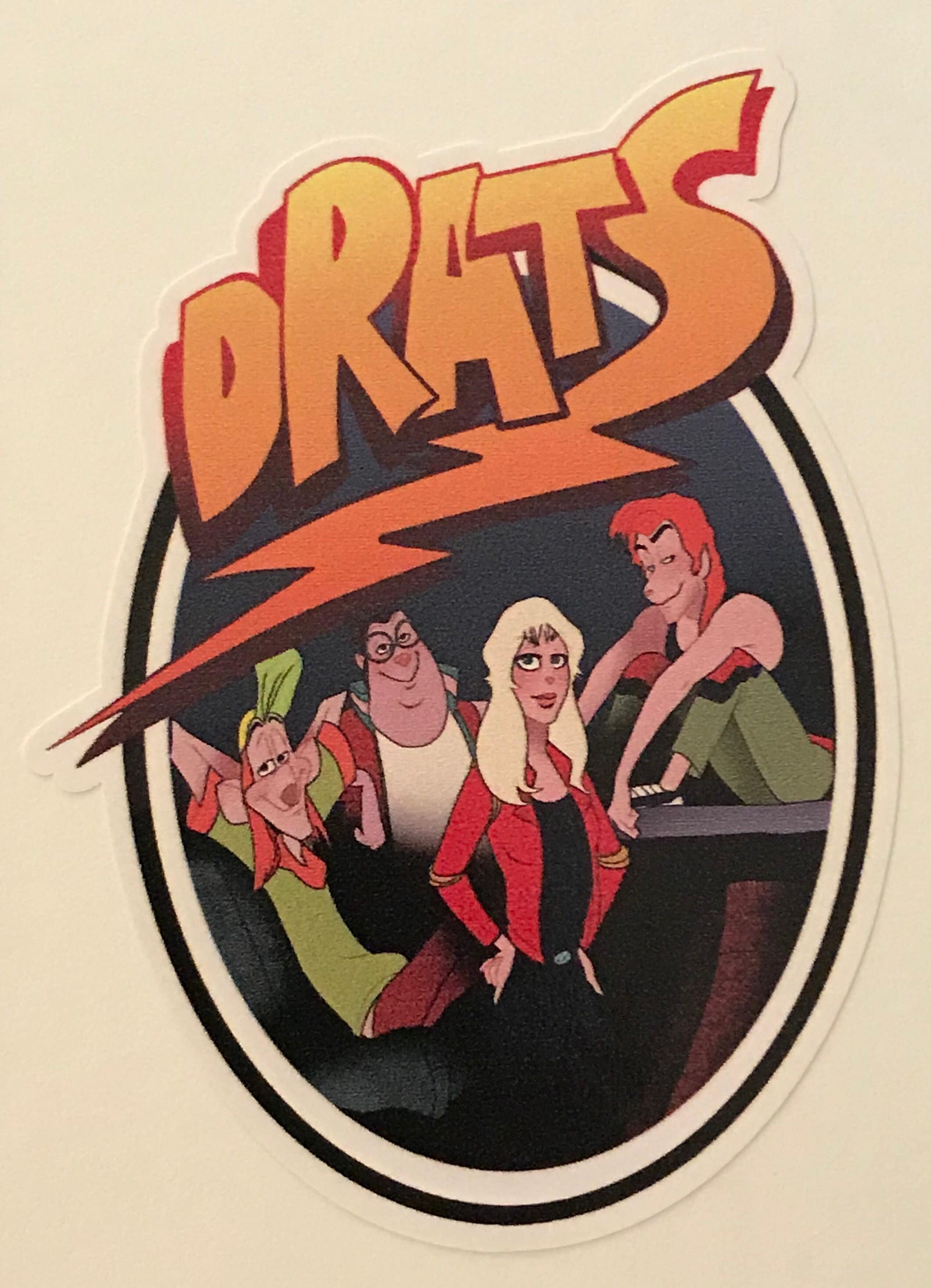 DRATS Band Pic 4x3 Vinyl Decal Water / Weather Resistant Rock and Rule ...