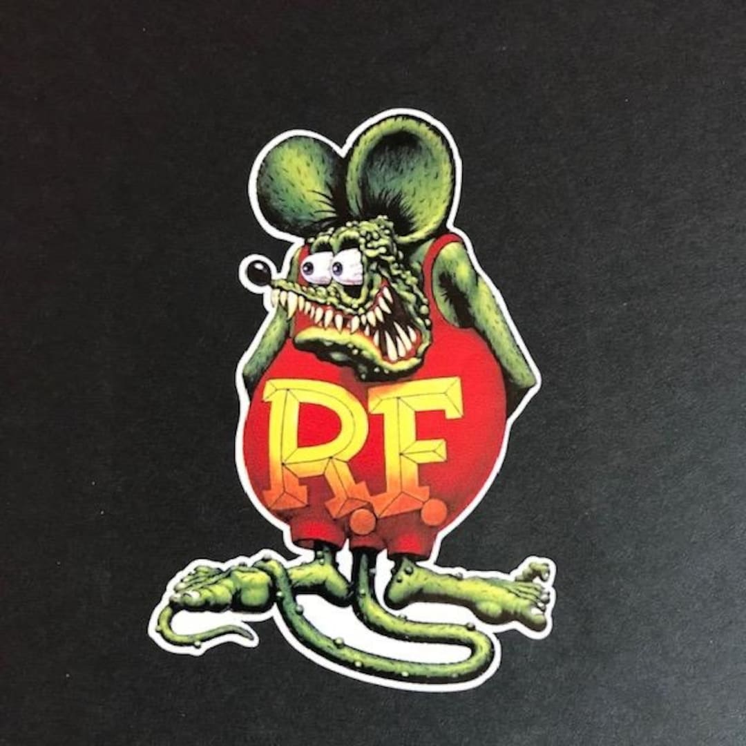 RAT FINK 3" X 4" Die Cut Color Vinyl Decal Water/weather Resistant - Etsy