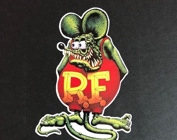 RAT FINK 3 X 4 Die Cut Color Vinyl Decal Water/weather Resistant - Etsy