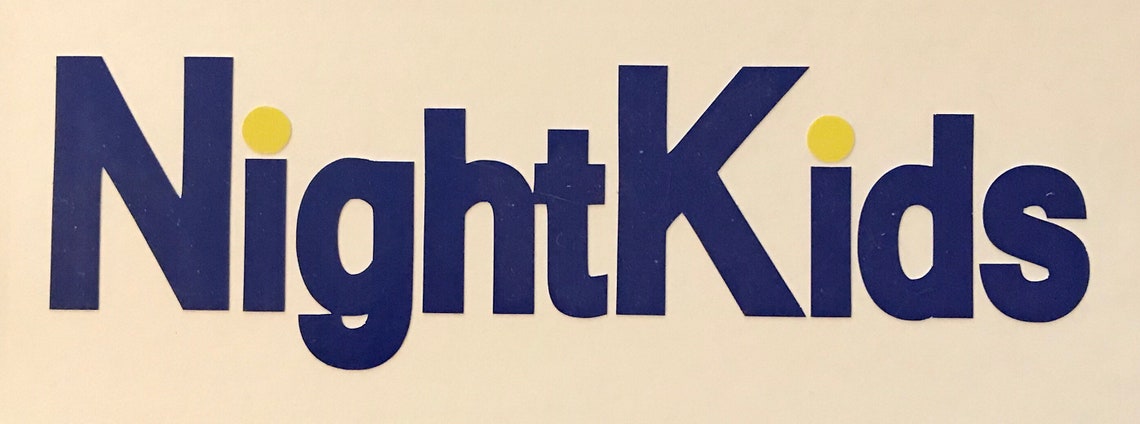 NIGHT KIDS 6x1.75 Vinyl Decal Water / Weather Resistant Anime | Etsy