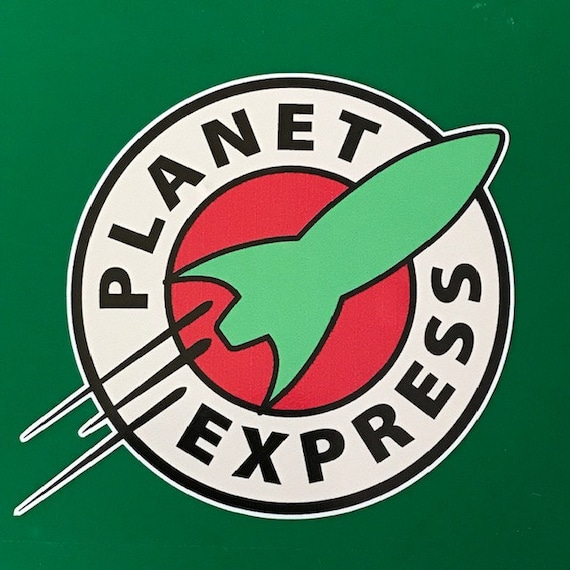 Planet Express 4x4 Vinyl Decal/sticker Water & - Etsy