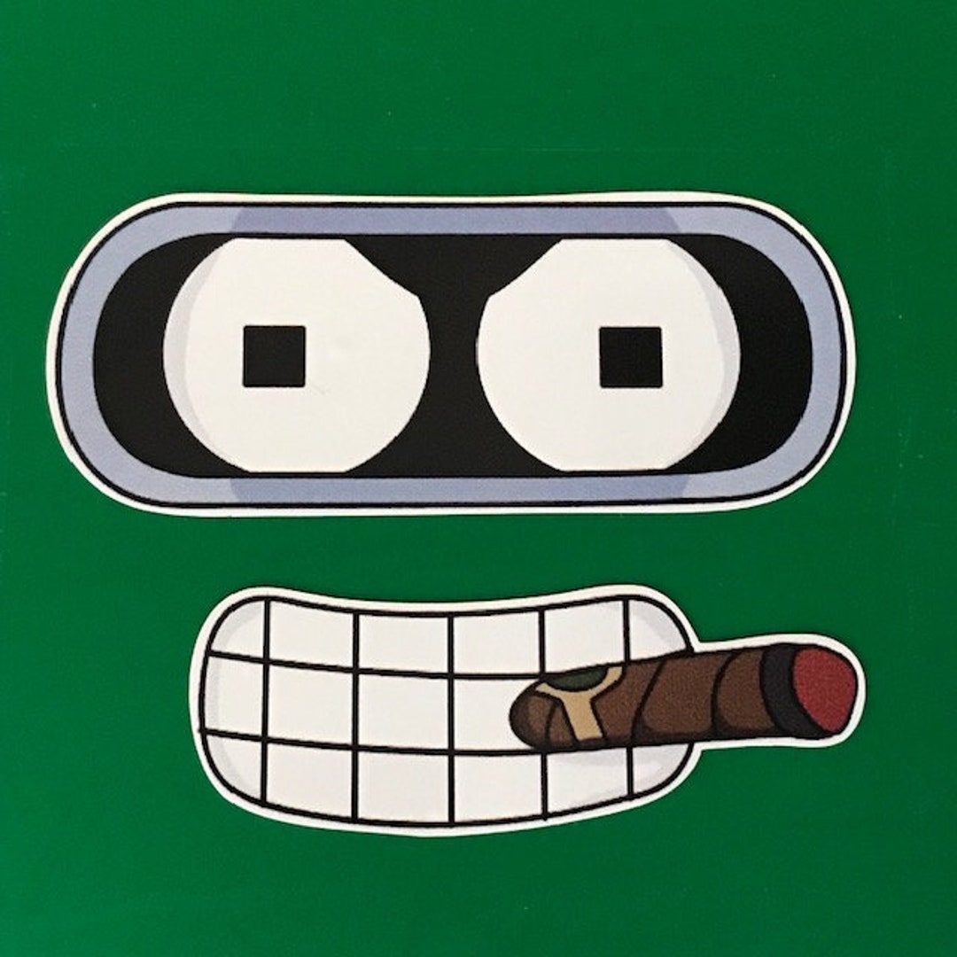 Bender 3.5"x4" Vinyl Decal/sticker Water & Weatherproof - Etsy