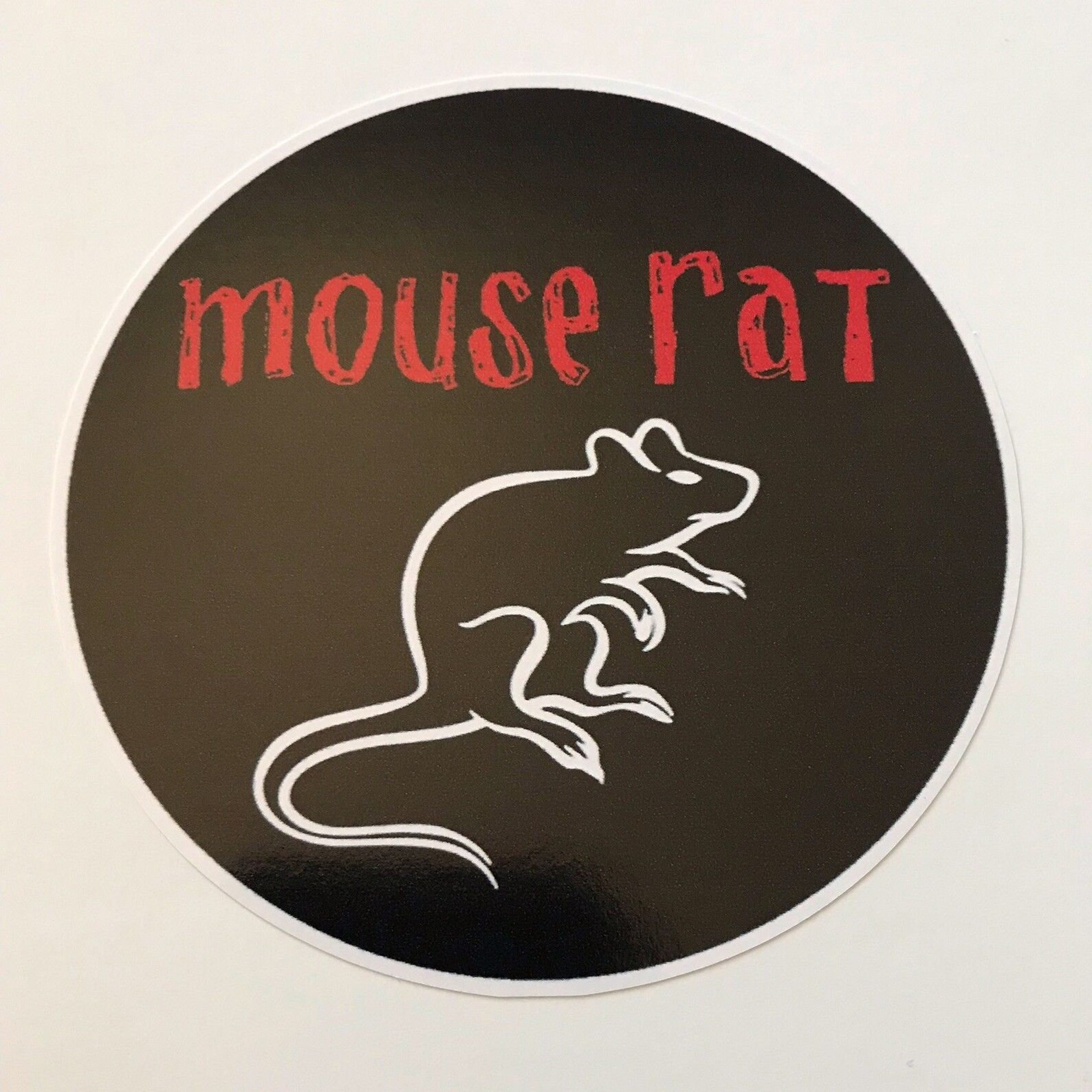 Mouse Rat 4" Die Cut Color Vinyl Decal Water / Weather Resistant Parks ...