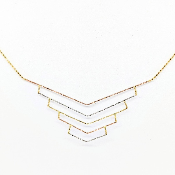 Chevron Necklace - Etsy