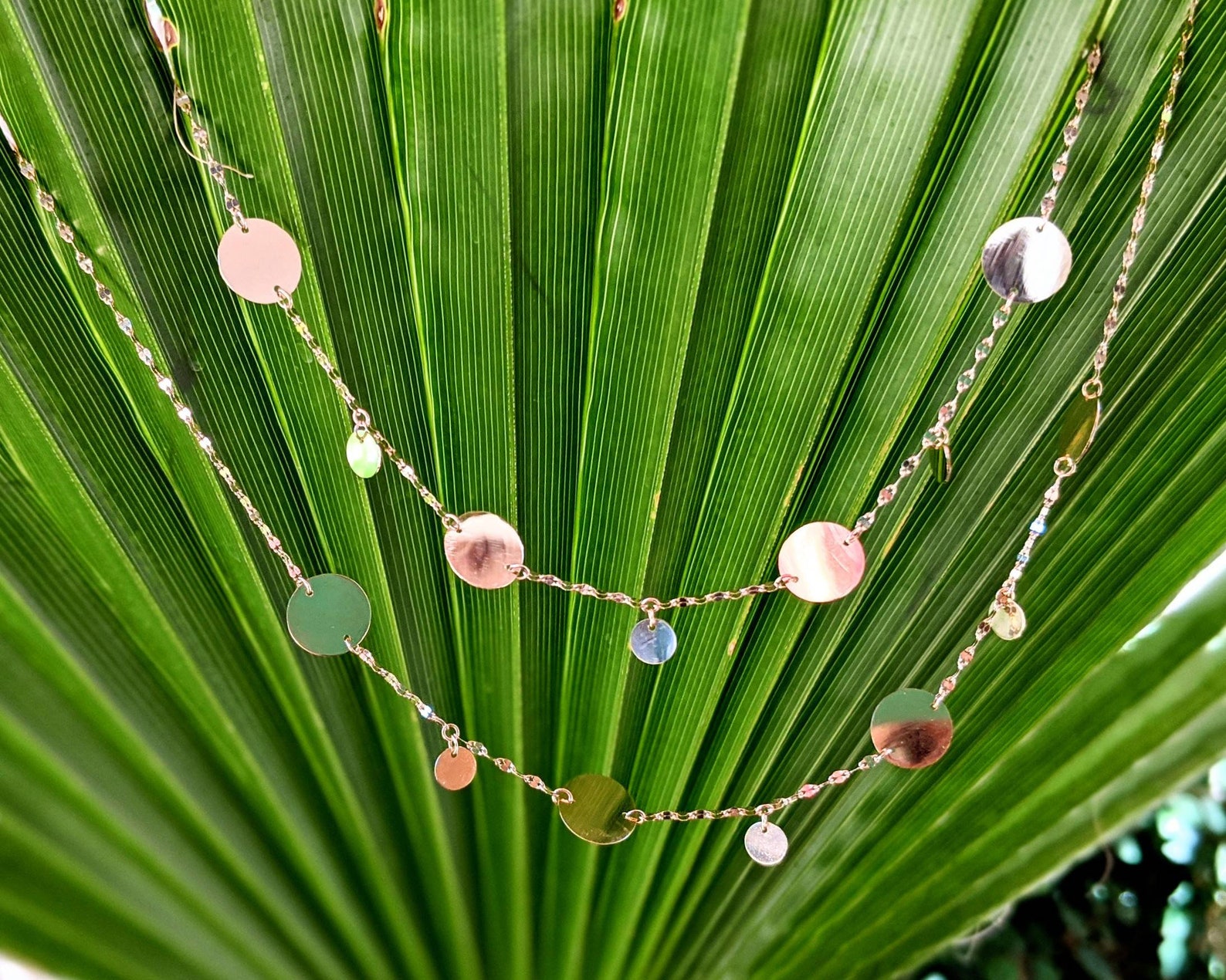 Gold Coin Necklace Multi Gold Coins Necklace Gold Disc - Etsy