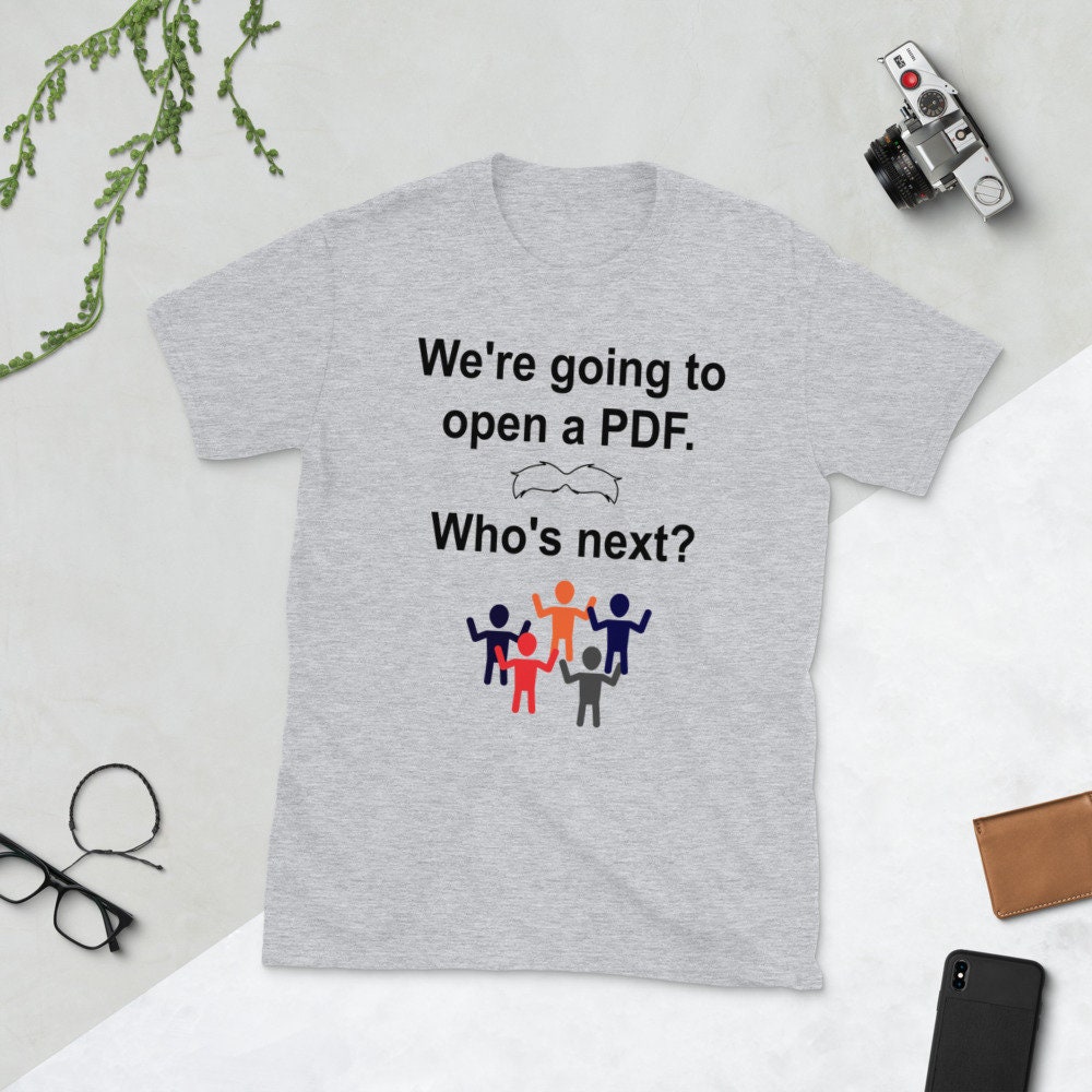 Dr. Rick PDF Shirt, Dr. Rick Opens a PDF, Gift for Dad, Dr. Rick ...