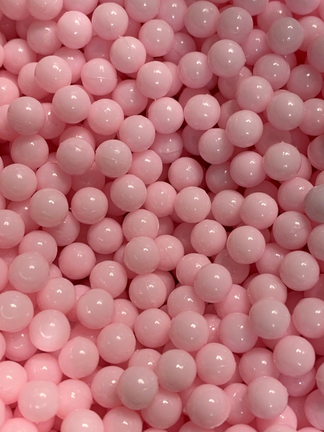 6mm Light Pink No Hole Caviar Beads 20g Resin Fake Bakes - Etsy