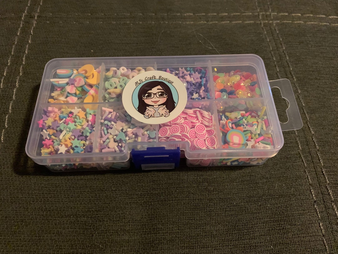 80 Gram Assorted Clay Sprinkle Kit Fake Sprinkles Slime Resin Filler ...