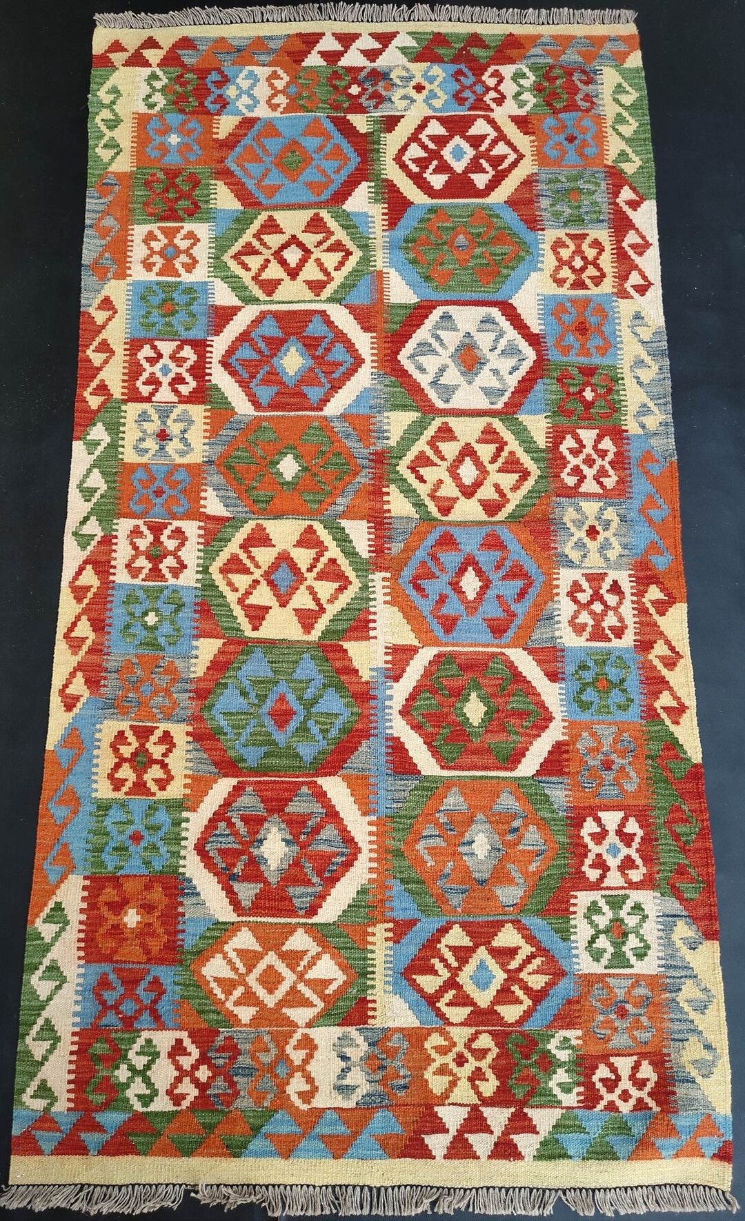 Tribal Rug, Handwoven Artisan Afghan Turkish Aztec Sheep Natural Wool ...