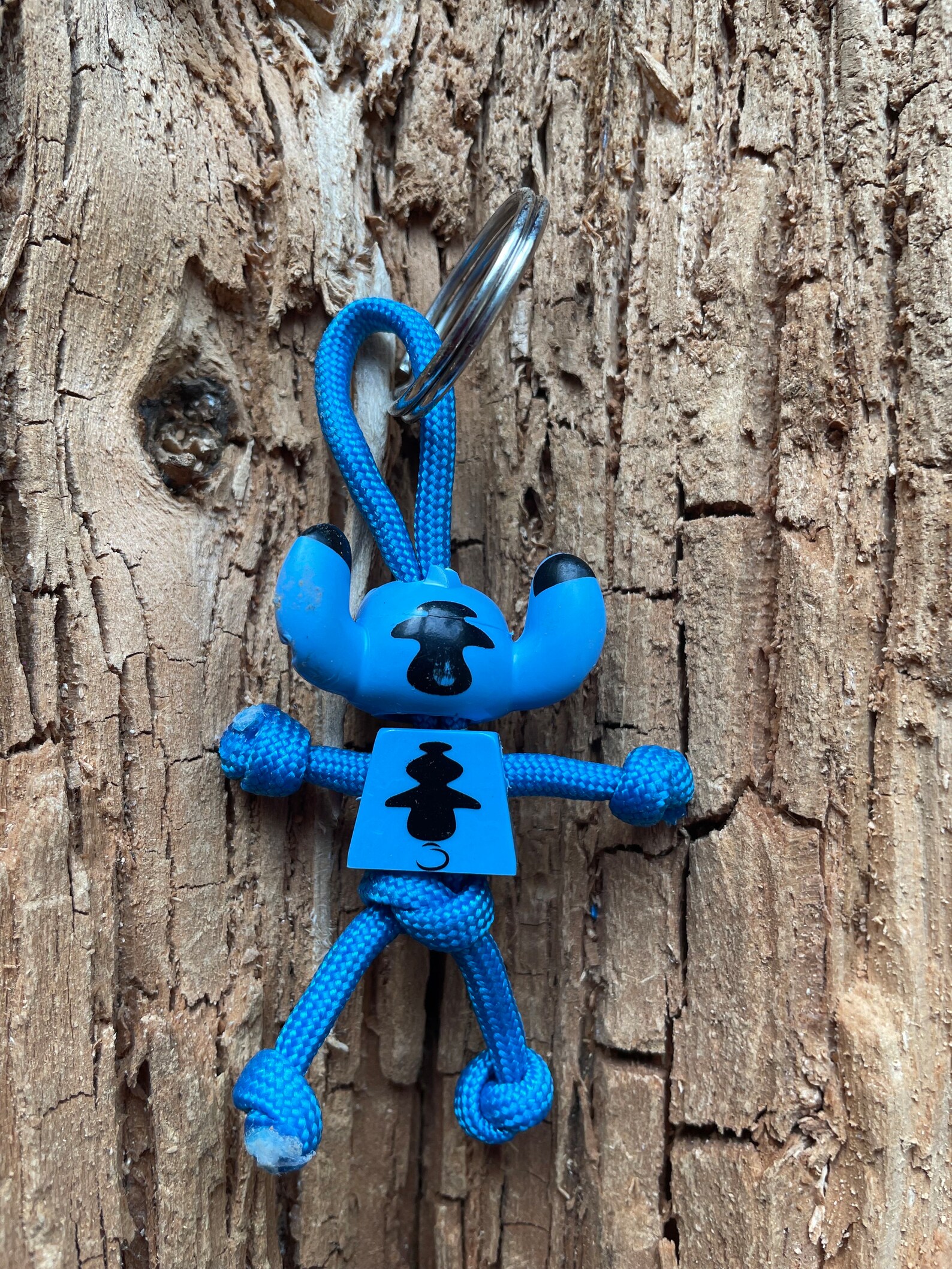 Paracord Minifigure Stitch Keyring - Etsy