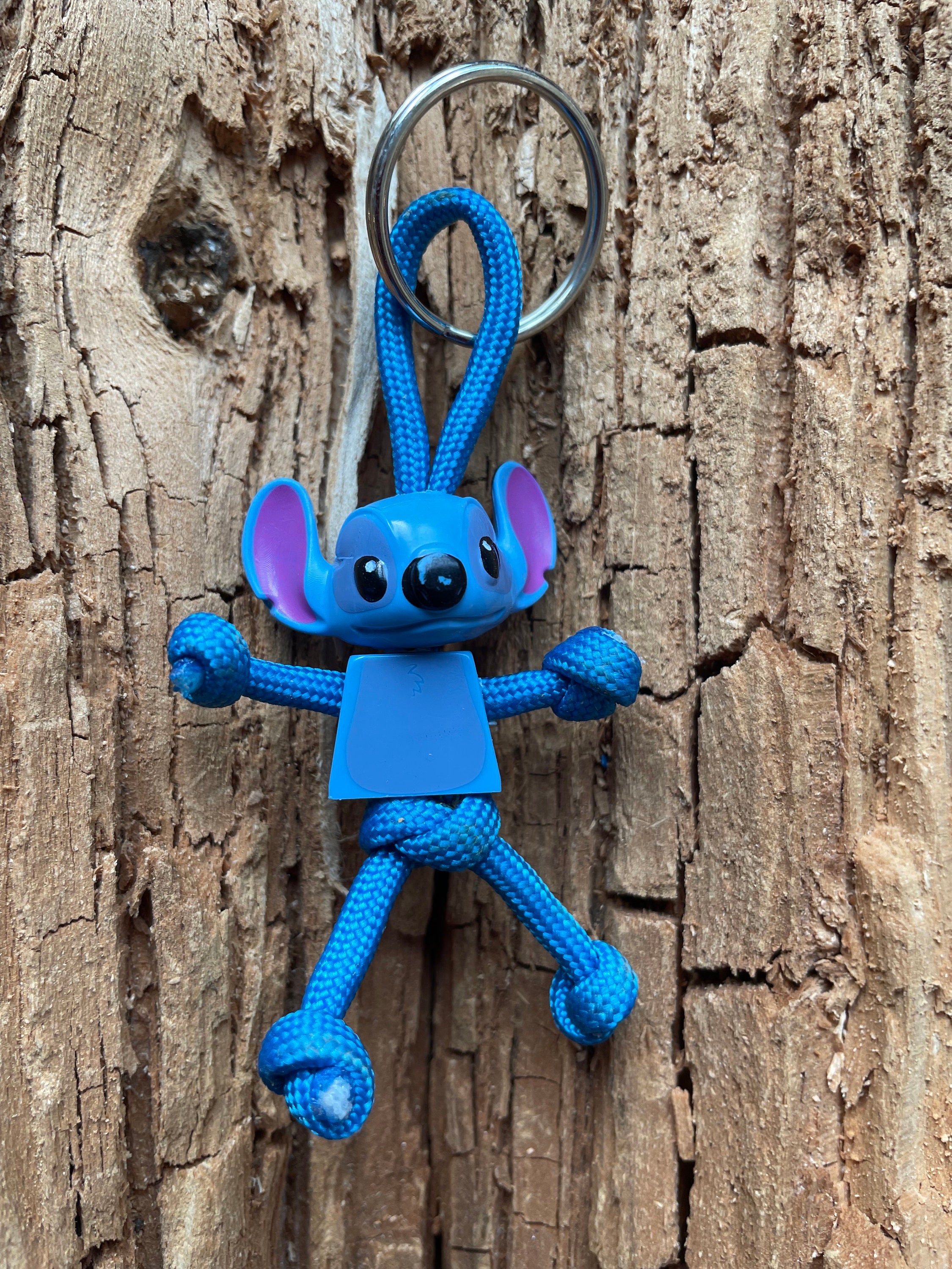Paracord Minifigure Stitch Keyring - Etsy
