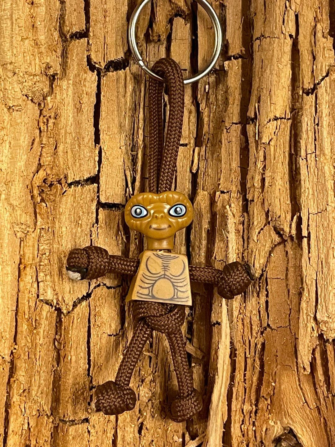 Paracord Minifigure E. T. Keyring - Etsy