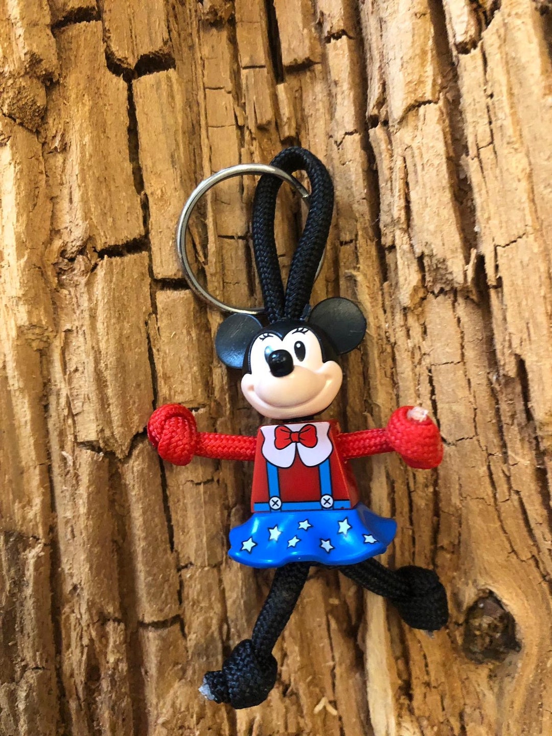Paracord Minifigure Minnie Keyring - Etsy