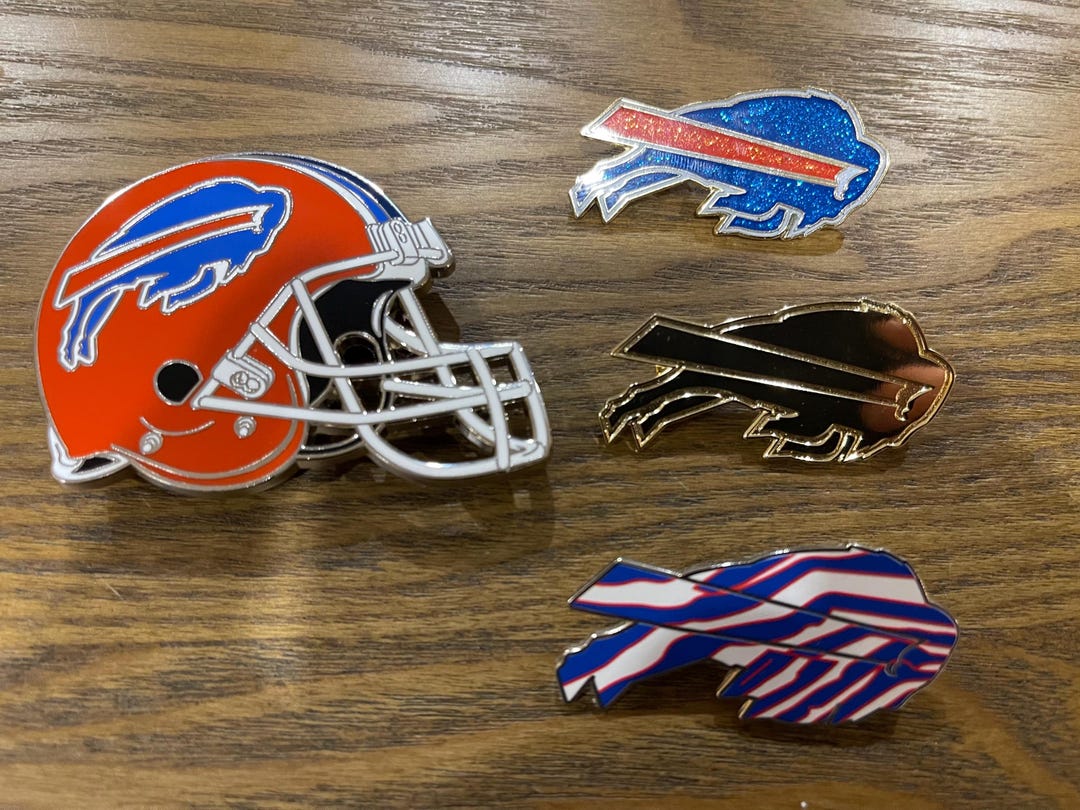 Buffalo Football Inspired Pins Fan Made. - Etsy