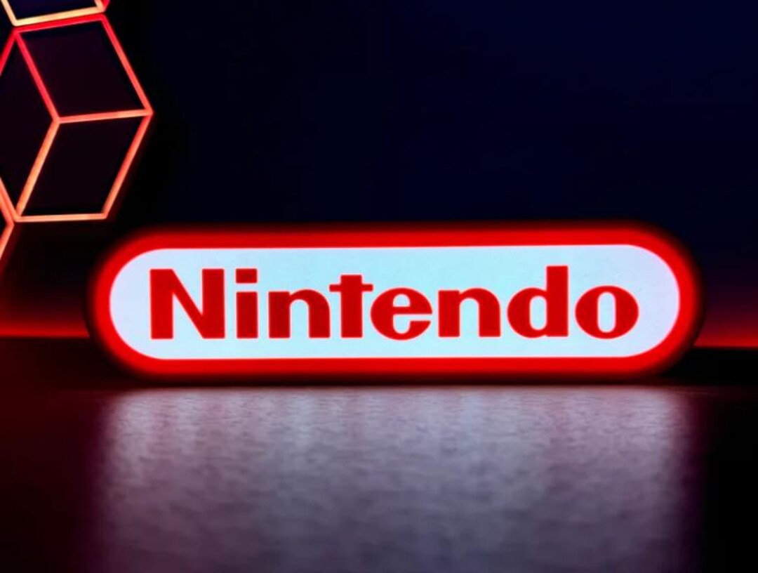 Nintendo Logo LED Lightbox (hangable) - Etsy