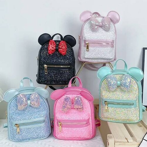 Personalized Minnie Mouse Backpack Cute Custom Headband Polka | Etsy