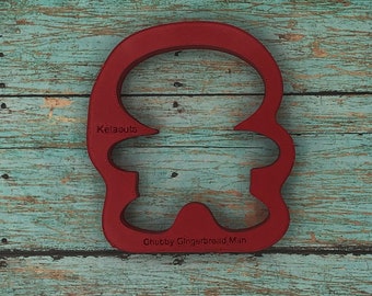 Chubby Gingerbread Boy Cookie Cutter - Etsy