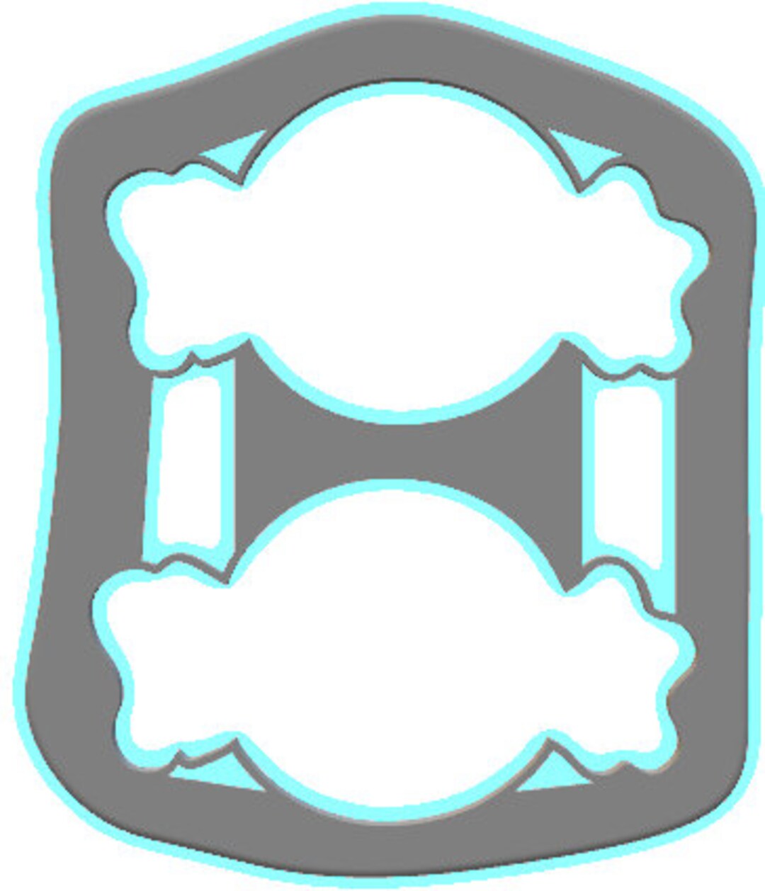 Round Candy Wrapper Multi Cookie Cutter - Etsy