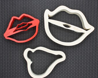 Lips Cookie Cutter Kiss Cookie Cutter Valentines Day Cookie Cutters ...