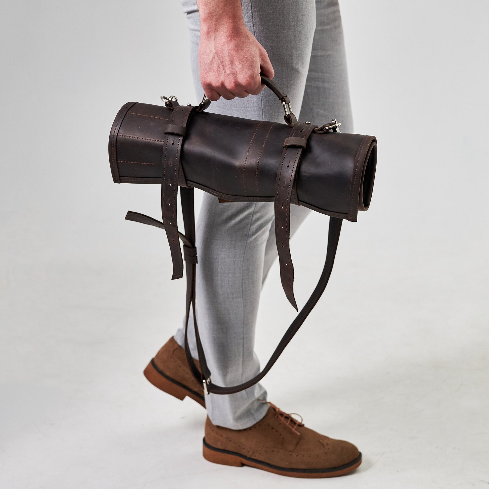 Leather Bartender Bag No Tools, Bartender Roll, Cocktail Tool Roll ...