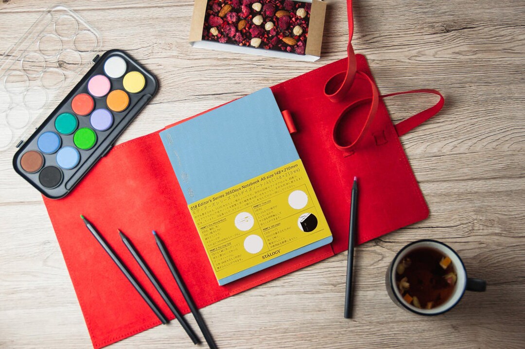 Personalized Leather Stalogy Cover, Stalogy B6 Cover, Customized ...