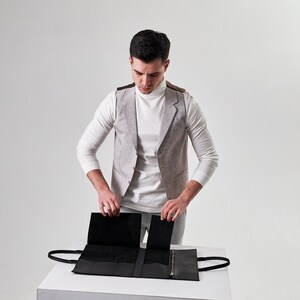 Personalized Leather Knife Bag, Chef Knife Bag, Knife Storage Roll ...