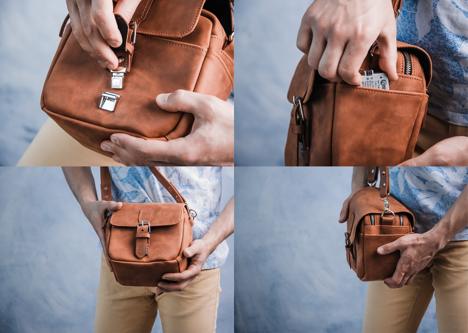 Leather Dslr Camera Bag,camera Satchel,camera Bag Men,camera Bag for ...