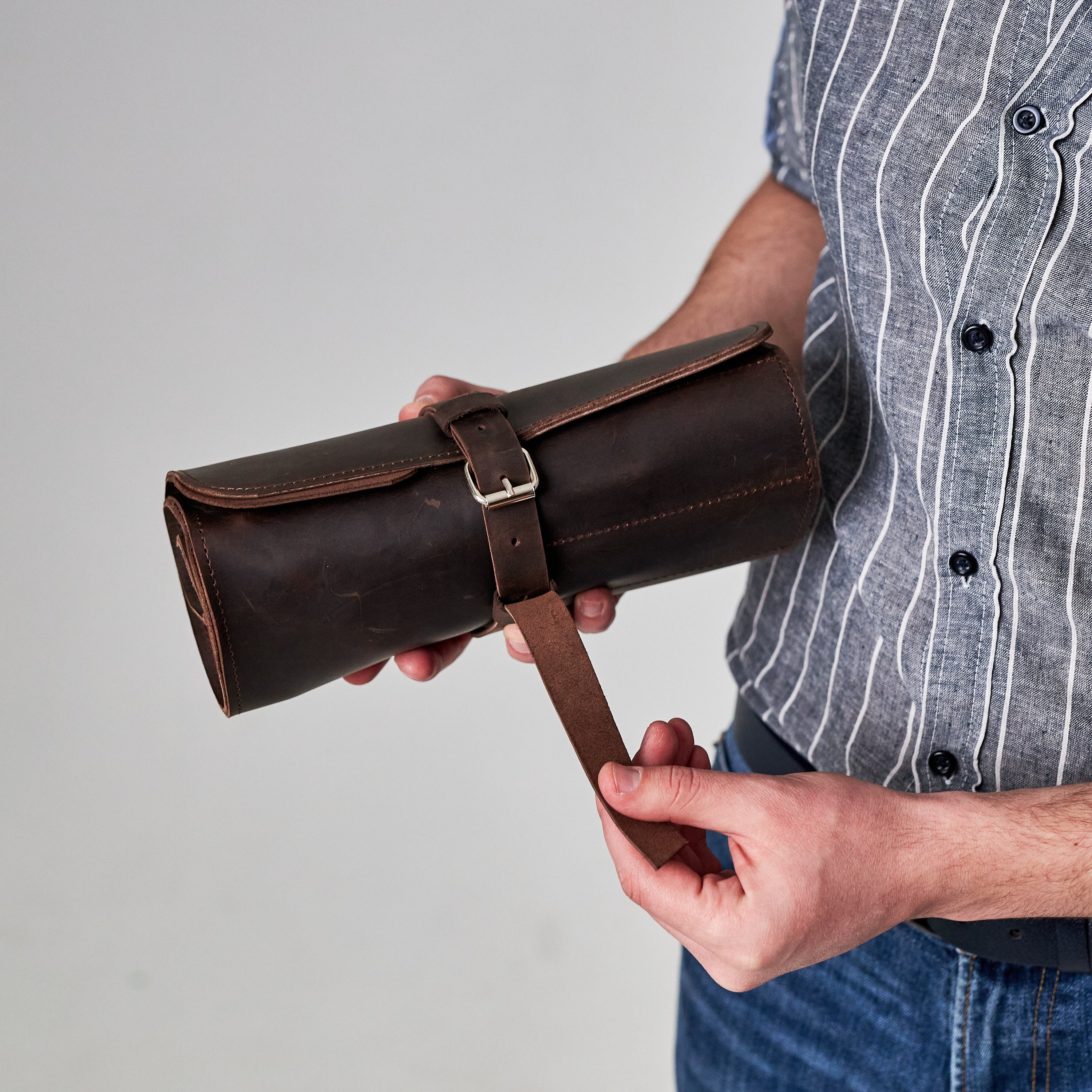 Leather Tool Roll Personalized, Large Tool Roll, Custom Tool Bag ...