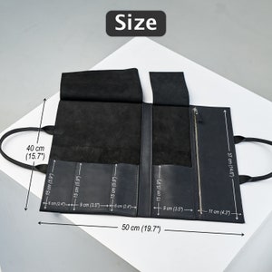 Personalized Leather Knife Bag, Chef Knife Bag, Knife Storage Roll ...