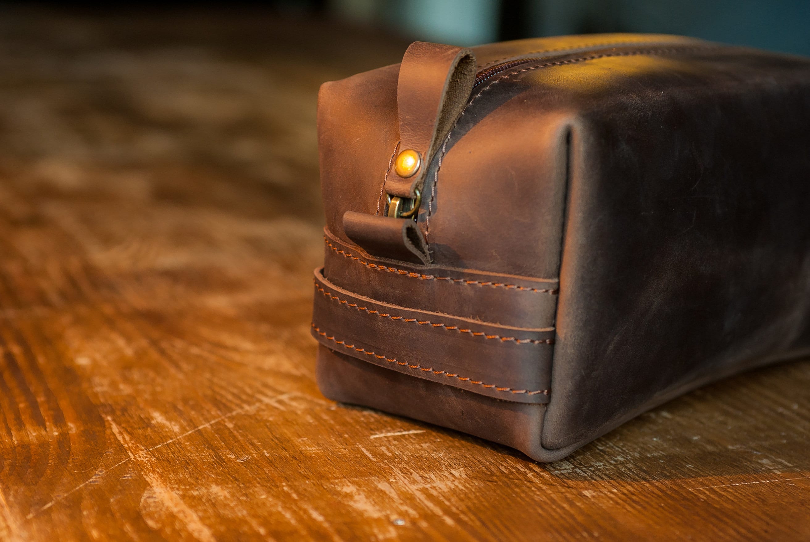 Leather Dopp Kit for Menpersonalized Leather Dopp - Etsy