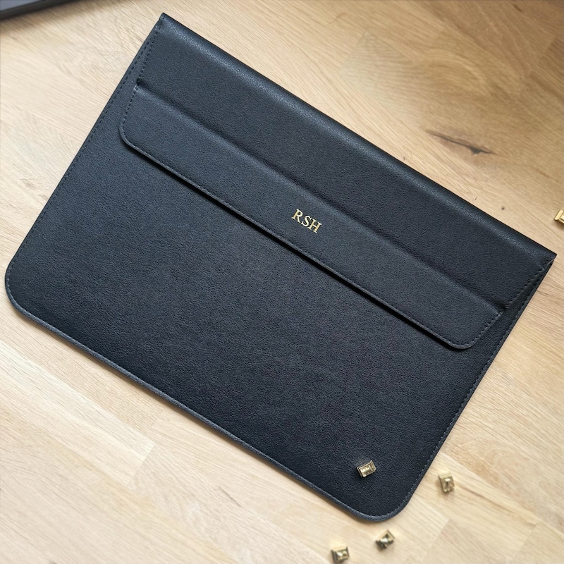 Laptop Leather Carry Case - Etsy UK