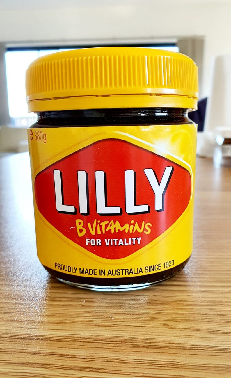 Vegemite jars personalised 150g/220g/380g/560g jar of | Etsy