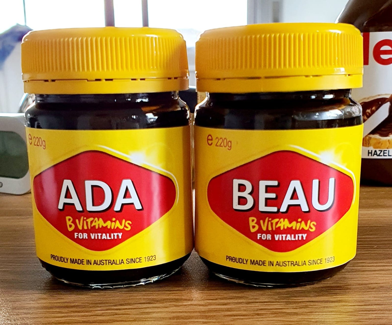 Vegemite jars personalised 150g/220g/380g/560g jar of | Etsy