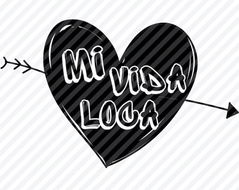 Graffiti Heart Svg - Etsy