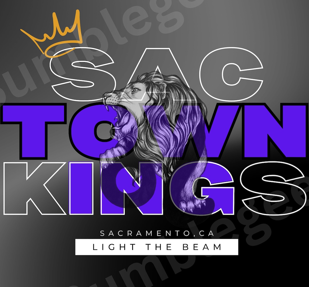 Sac Town Kings Sac Proud Lion PNG Jpeg - Etsy UK