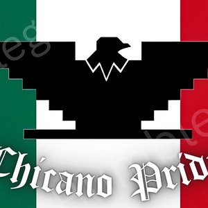 Chicano Pride/mexican Flag Wraparound Mug Template, Mexican American ...