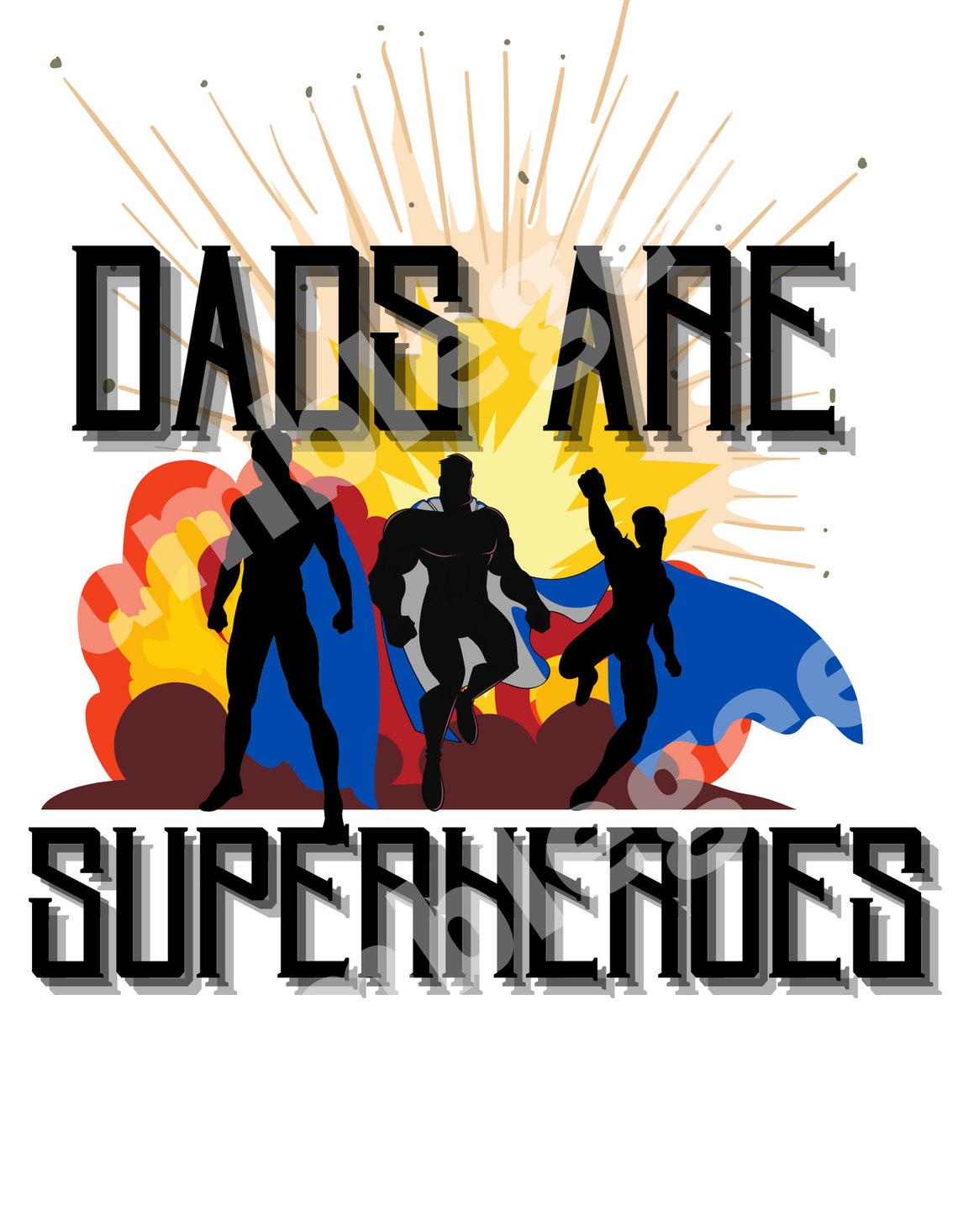 Dads Are Superheroes, Super Dad, Superhero, Comic, Best Dad, Father's ...