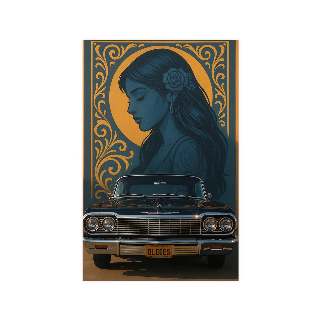 Oldies Lowrider Poster - Etsy