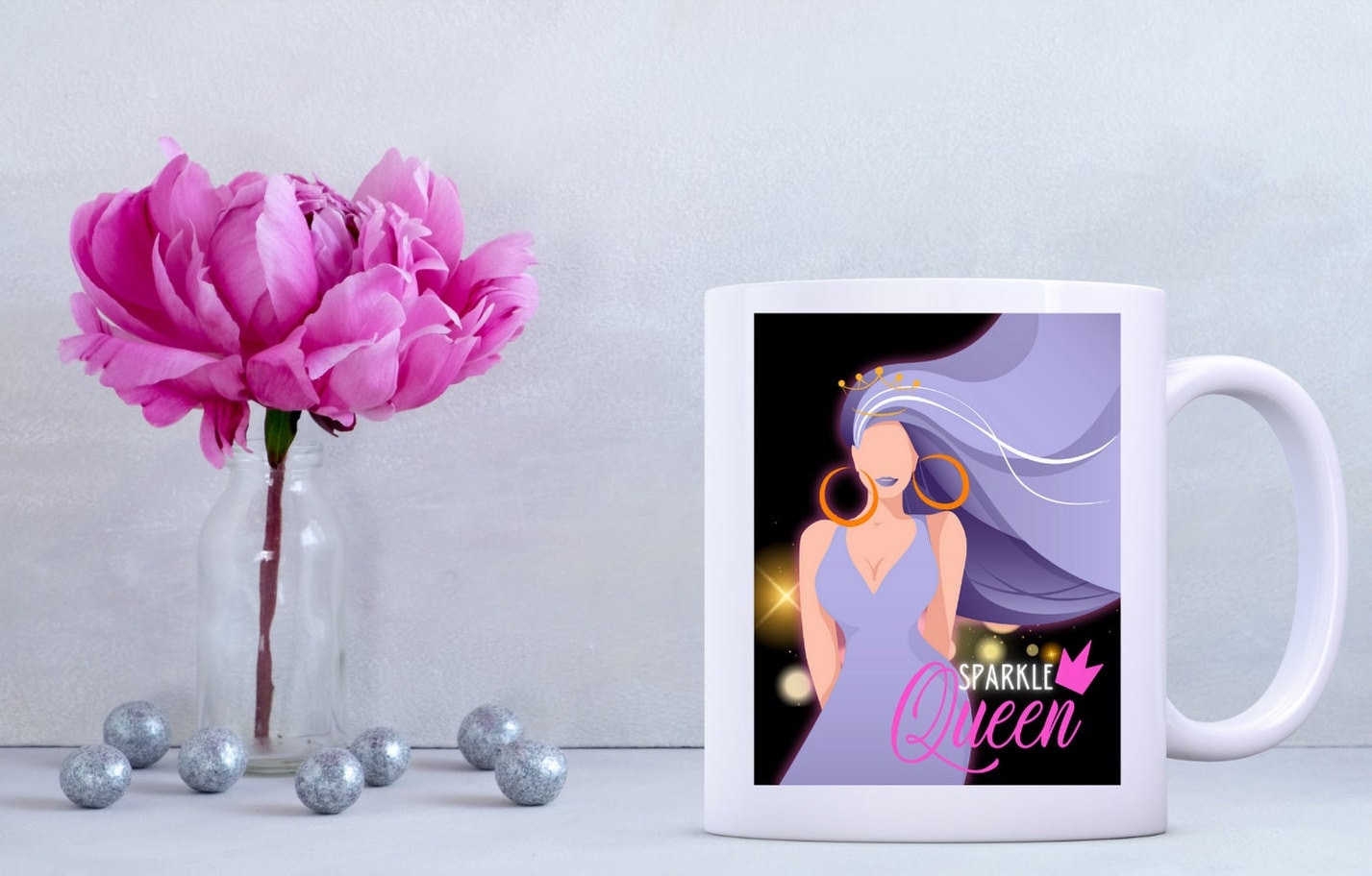 Sparkle Queen, Woman, PNG, JPEG, Wallpaper, Tshirt, Mug, Feminine ...