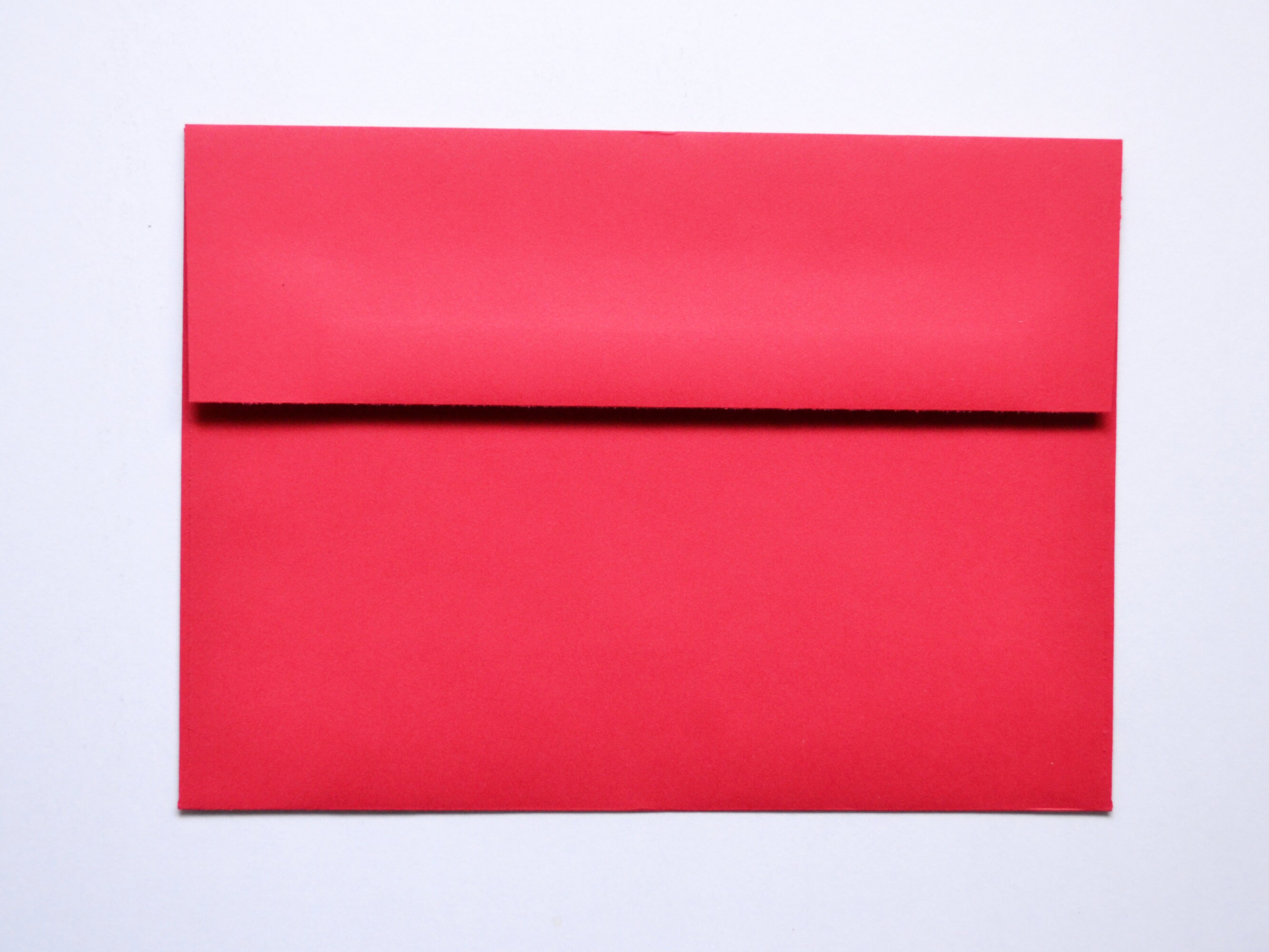 CLEARANCE // HOLIDAY RED Envelopes - A7 Size - 5.25" X 7.25" - Set of ...