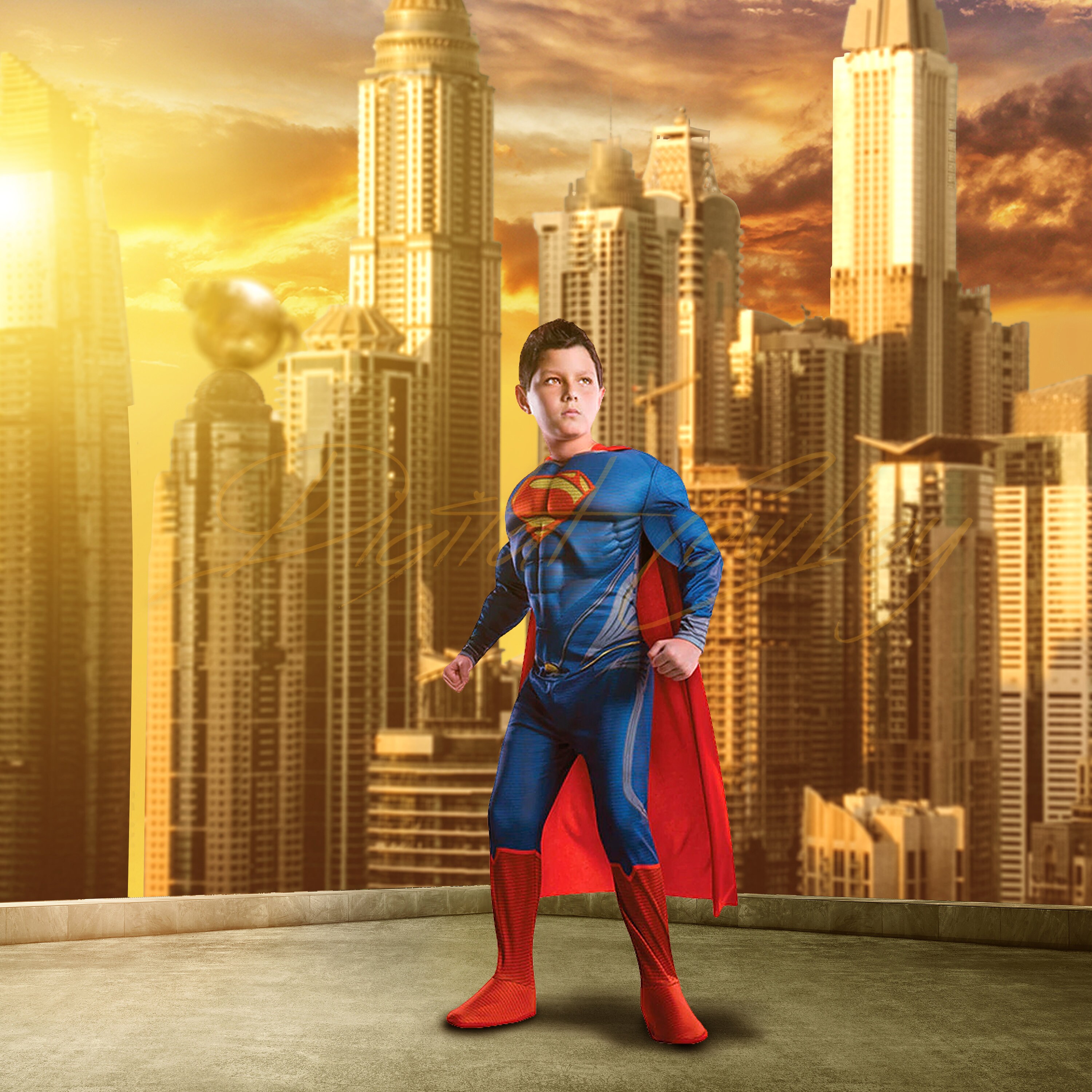 Art & Collectibles Superhero Digital Background Superhero Digital ...